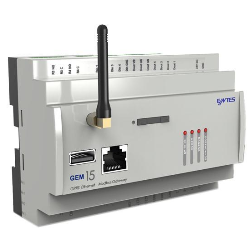 GEM-15 GPRS Ethernet Modbus modem RTU Uzaktan yönlendirilebilir I/O ...