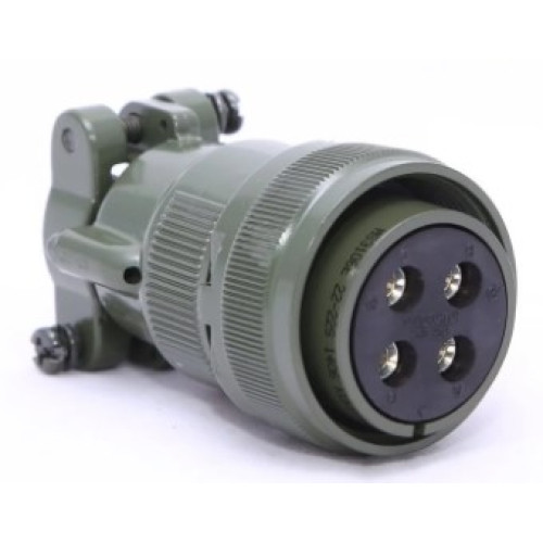 MS3106 22-22S 4 pin 12 A Düz Seyyar kukdong Dişi Askeri tip Konnektör