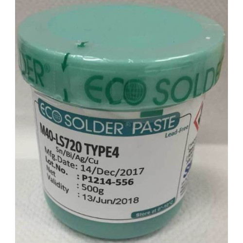 M40-LS720 Type4 %1 Gümüşlü Kurşunsuz Krem Lehim