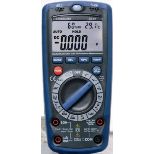 SANTECH ST-51 Sıcaklık, Temassız AC voltaj dedektörü nemi ölçer