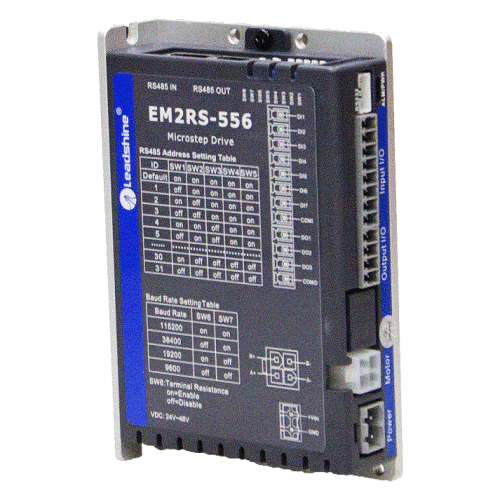 EM2RS-556 20-50V DC 0.5-5.6A Modbus Kontrol Step Sürücü
