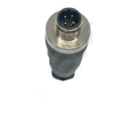 AS4171M M12 4Pin B Kodlu Seyyar Erkek Metal Konnektör Lumberg